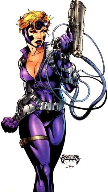 Character Ballistic Cassandra Lane Of The Group Cyberforce
