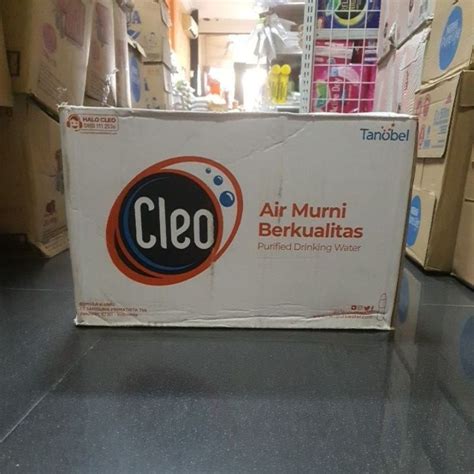 Jual Cleo Pure Water 24x550ml Botol Tutup Lancip Shopee Indonesia