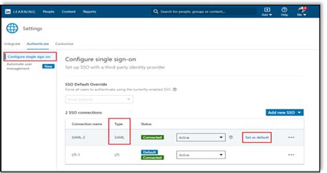 Linkedin Learning Sso Multiple Authentication Guide Linkedin
