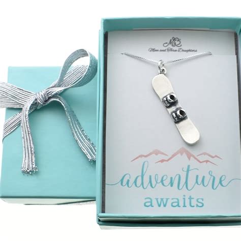 Snowboarding Jewelry Etsy