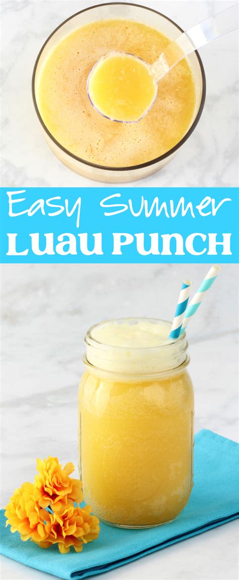 Summer Punch Recipe Punch Recipes Luau Punch Hawaiian Punch Recipes