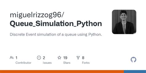 Github Miguelrizzog96queuesimulationpython Discrete Event Simulation Of A Queue Using Python