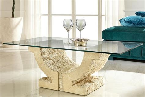 Table Basse En Pierre Naturelle Fossilisée 15 Designs Modernes
