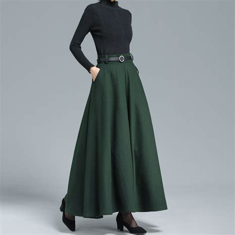 Long Green Skirt Artofit
