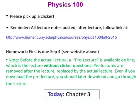 Chapter 3 Linear Motion