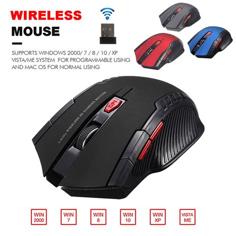 Ghz Mini Wireless Optical Gaming Mouse Mice USB Receiver For PC Laptop KOOL