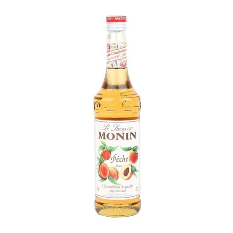 Monin Peach Syrup 700 Ml Shreenath Foods
