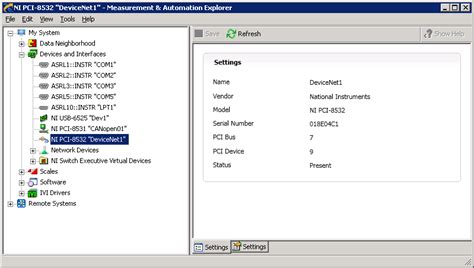 Open Devicenet Interface Error When Teststand Call Vis Of Ni Pci 8532 Ni Community