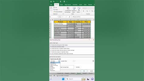 Highlight Blank Cells In Excel Excelshorts Shorts Exceltutorial Msexcel Exceltips Youtube