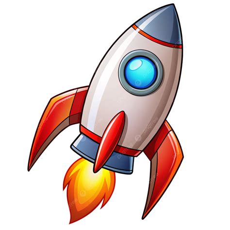 Cartoon Rocket Ship Clipart Illustration Rocket Clipart Illustration