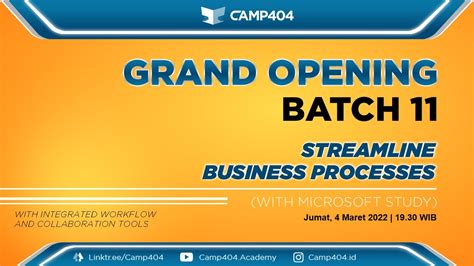 Camp404 Academy Grand Opening Batch 11 Youtube