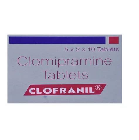 Clomipramine Tablets 25 Mg At Rs 95stripe Clomipramine Hydrochloride
