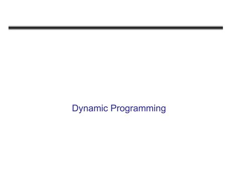 Dynamic Programmingtutorialforallppt