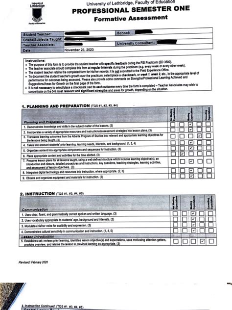 Mid Practicum Formative Assessment Pdf Teachers Behavior