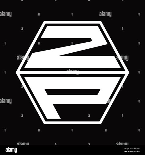 Zp Logo Monogram With Line Style Blackground Design Template Stock Vector Image And Art Alamy