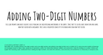 Adding Two Digit Numbers By Kommon Klassroom TPT