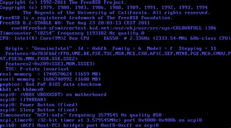 Colourful Console In Freebsd Tronds Place