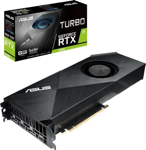 Asus Geforce Rtx 2080 8g Turbo Edition Gddr6 Hdmi Dp 1 4 Usb Type C Graphics Card Turbo Rtx2080
