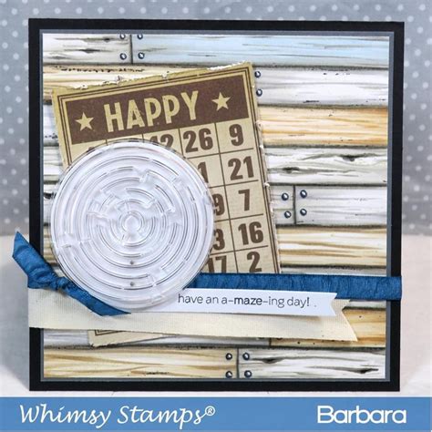 Farmhouse Shiplap Background Rubber Cling Stamp Whimsy Stamps Hello