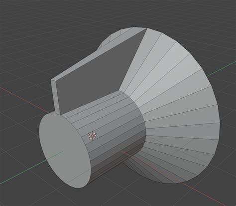 Modeling Cylinder Radial Extrusion Connected To Other Faces Blender Stack Exchange