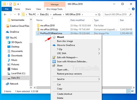 How To Mount And Unmount Iso File In Windows 1110