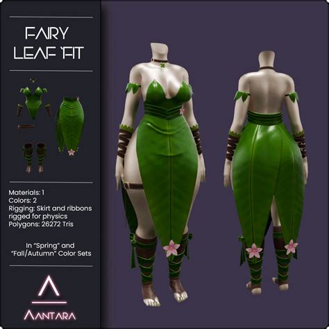 Fairy Leaf Outfit For Vrchat