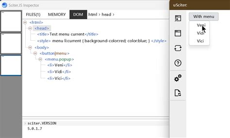 Topic Menu Current Custom CSS Not Work Sciter