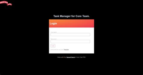 GitHub Saswatsamal Hackclubiter Coretask Task Manager For The Core