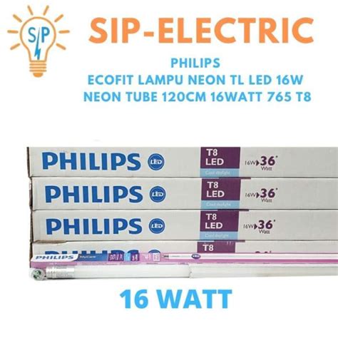 Jual Philips Ecofit Lampu Neon Tl Led W Neon Tube Cm Watt T Di Seller Sip Electric