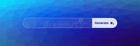 ai search bar interface for artificial intelligence technology data input and generation stock