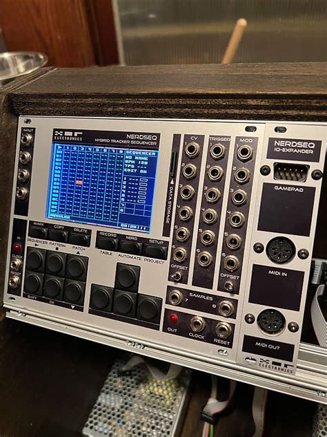 Xor Electronics Nerdseq Hybrid Tracker Sequencer With Midi Reverb