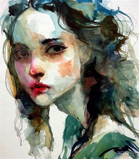 عکس دخترانه آبرنگی عکس نودی