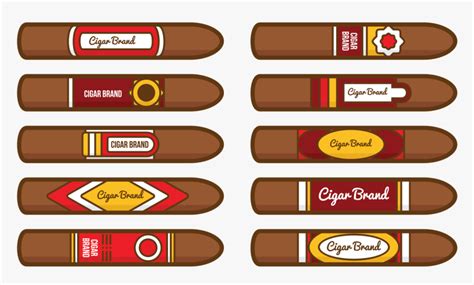 Cigar Label Vector