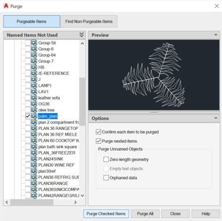 Whats New In AutoCAD Purge Redesigned AutoCAD Blog Autodesk