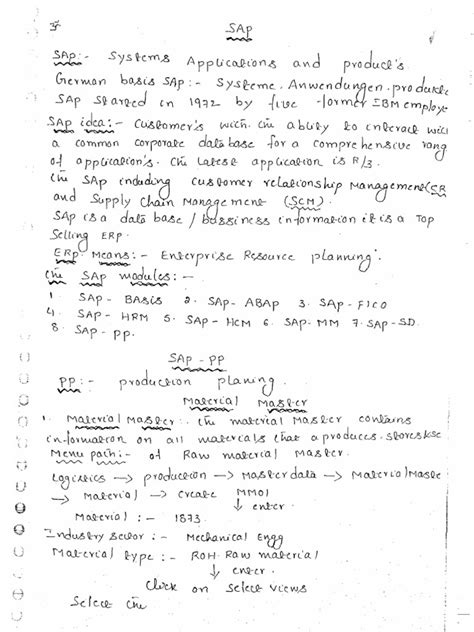 Sap Pp Notes Pdf