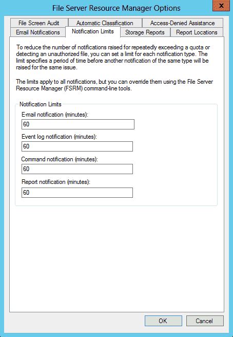 File Server Resource Manager Fsrm Part 2 Initial Configuration 4sysops
