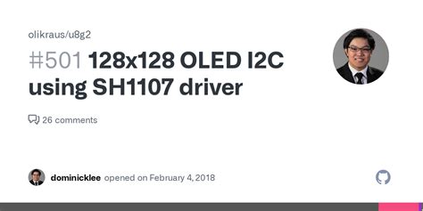 X OLED I C Using SH Driver Issue Olikraus U G GitHub