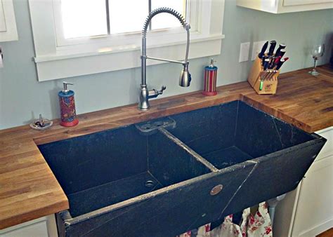 Soapstone Farmhouse Sink Double Garybotello