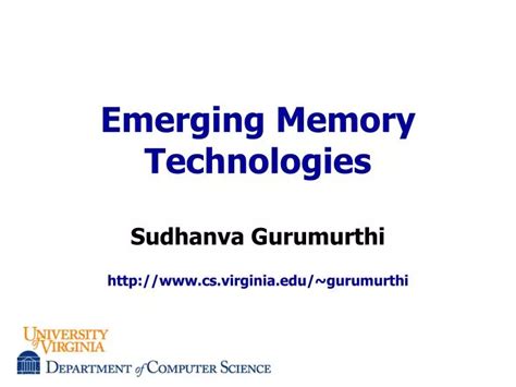 Ppt Emerging Memory Technologies Powerpoint Presentation Free Download Id6796804