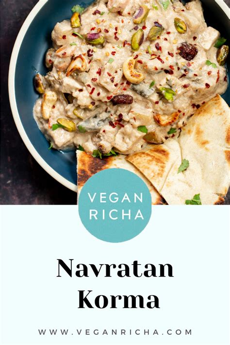 Vegan Navratan Korma Vegetables With Luscious White Korma Sauce