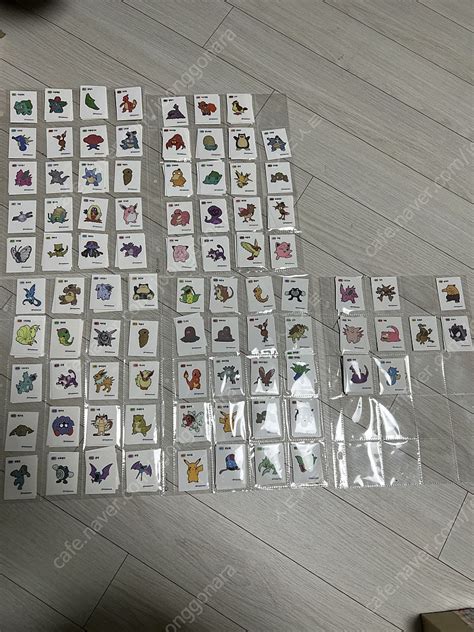 포켓몬 띠부씰 스티커 띠부띠부씰 2022 기타잡화 관련용품 중고나라