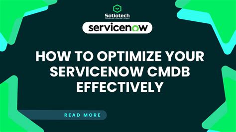 Servicenow Cmdb Unlock Powerful It Operations And Efficiency Sotiotech