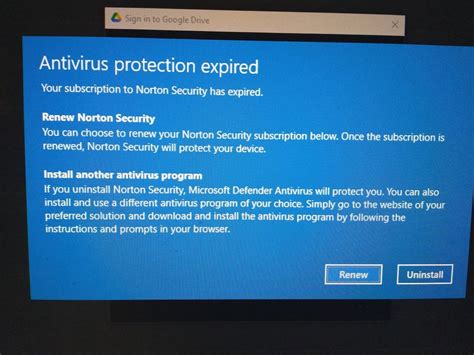 Anti Virus Norton Antivirus Protection Has Expired Popup Windows Keep On Showing Up Over And