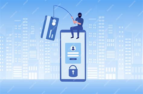 Premium Vector Phishing Scam Hacker Crime Attack And Personal Data