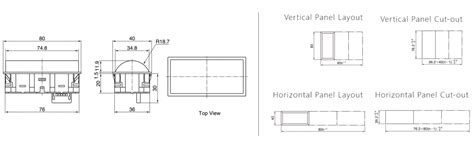 LED Indicator CL Rectangular Domed RJS Electronics Ltd