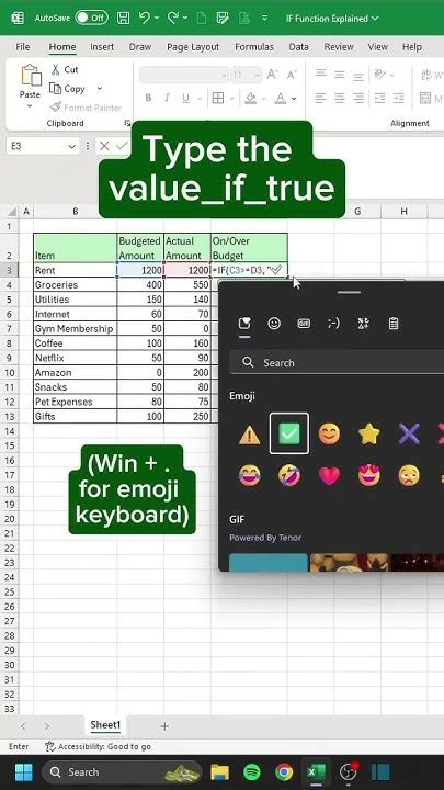 If Function In Excel Trick Excel Excelshorts Exceltips Youtubeshorts Excelformula Shorts