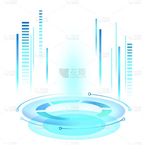 手绘 科技风元素