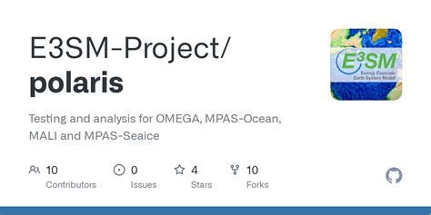 github e3sm project polaris testing and analysis for omega mpas