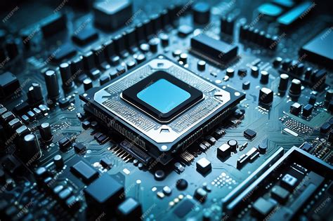 Premium Photo Circuit Board Technology Background Central Computer Processors Cpu Concept
