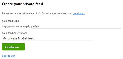 Setting Up A Nuget Repository In Seconds Myget Public Feeds Maarten Balliauw Blog
